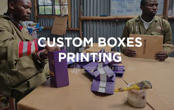 Sustainable Custom Boxes Printing in Kenya | Sahara Designers